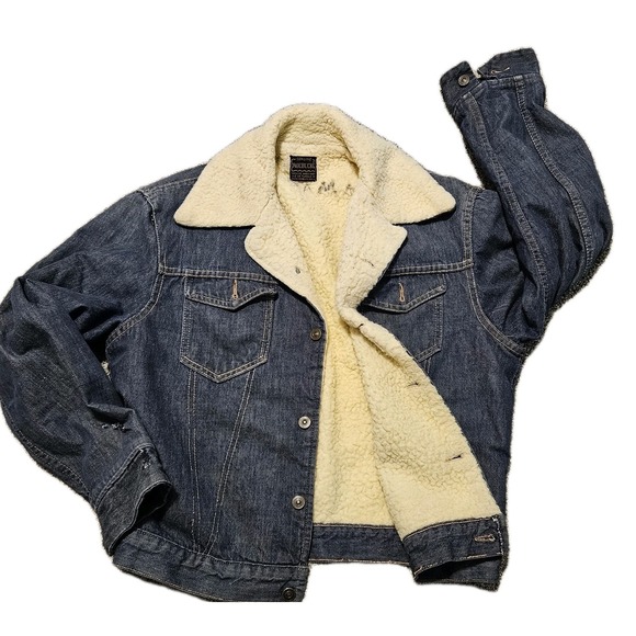 Sears | Jackets & Coats | Vintage 7s Sears Roebuck Denim Jacket Mens Sz ...
